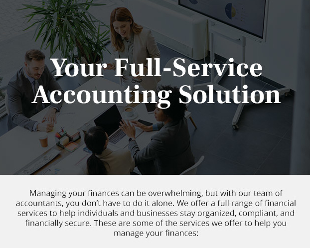 Your Full-Service Accounting Solution [infographic] | Balanced Bookkeeping of NC